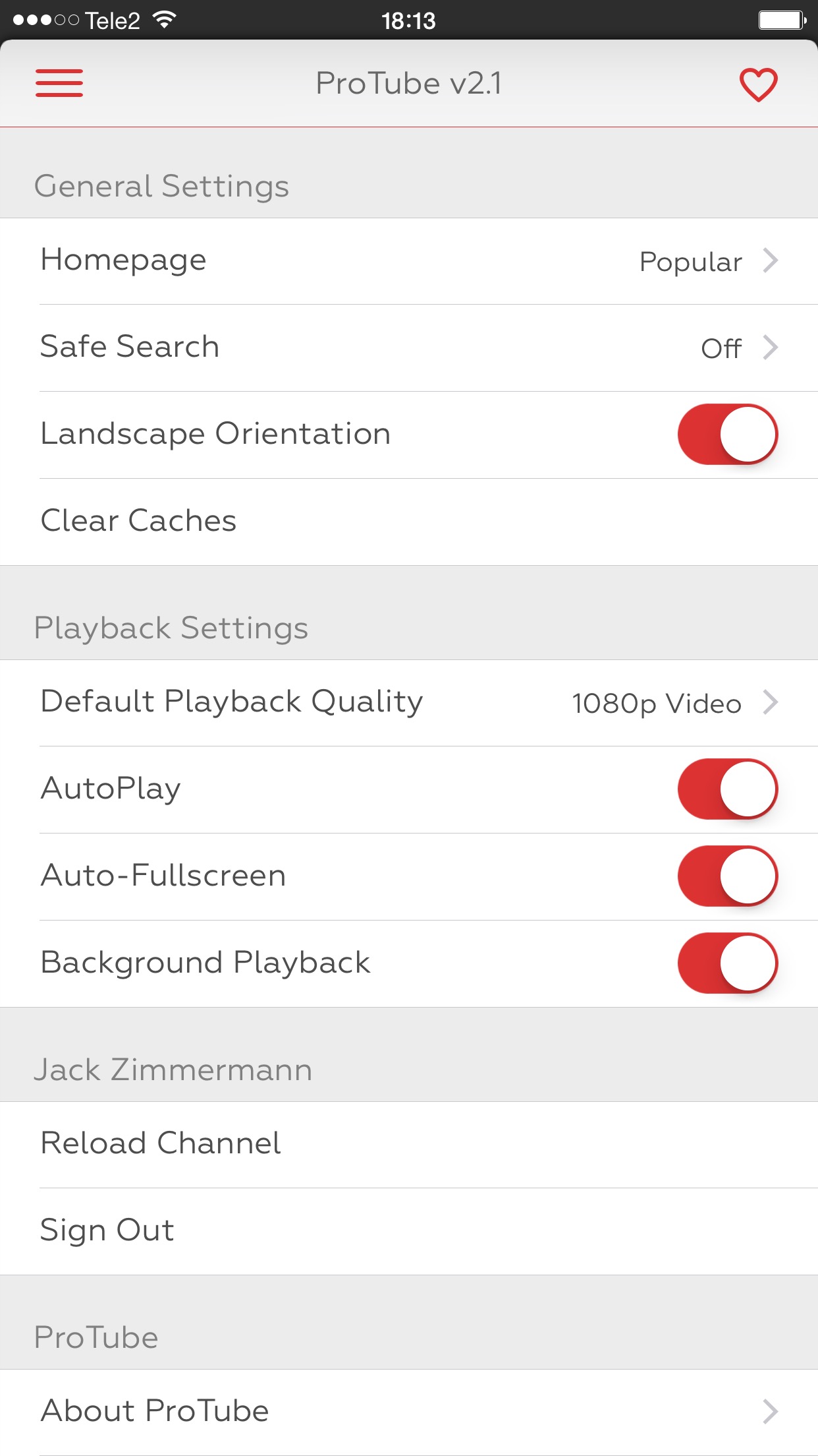 ProTube - A Better YouTube iOS App - JackenHack