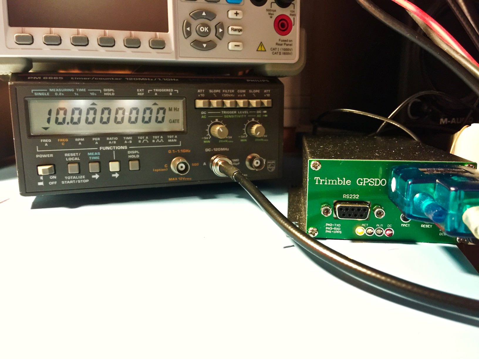 Philips-Fluke PM6665 Frequency Counter with Oven Controlled Crystal ...
